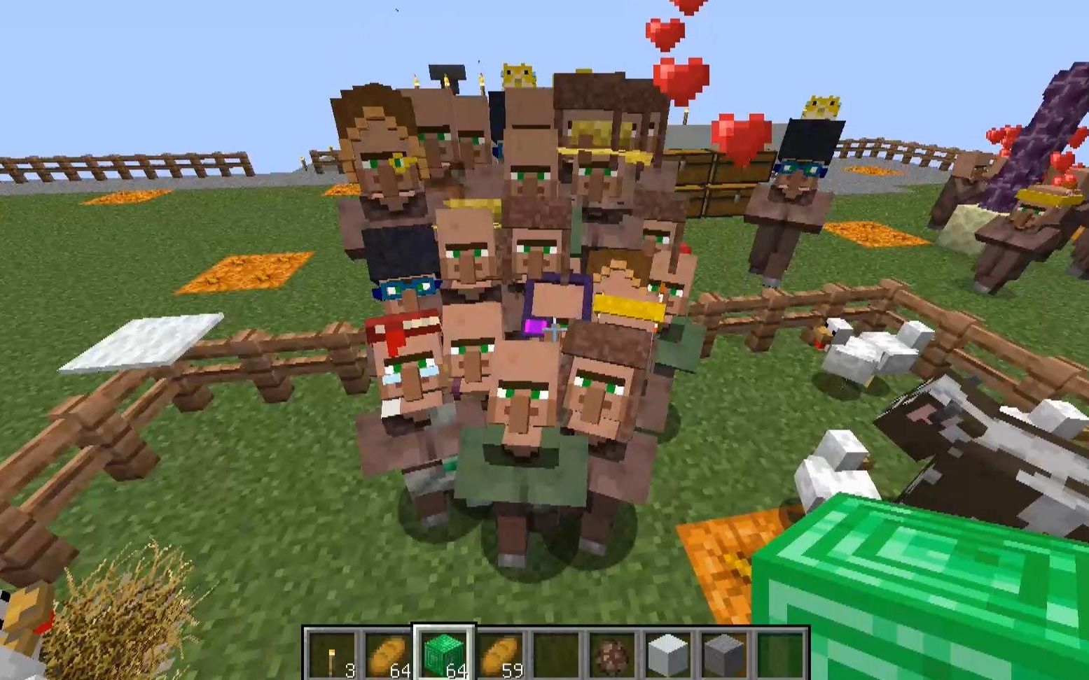 我的世界1.14村民超级打折BUG!存档1.13升1.14会出事吗?空岛模组能...