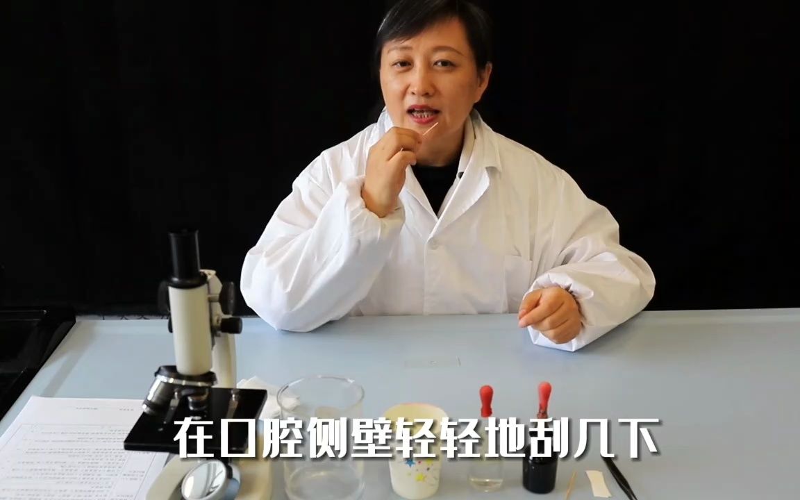 实验3:制作并观察人口腔上皮细胞临时装片
