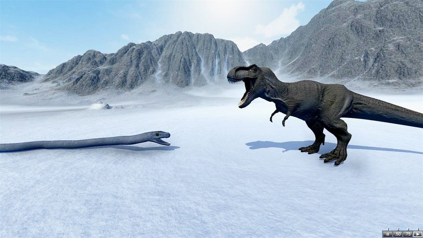 地球上最大的蛇泰坦巨蟒单挑霸王龙,泰坦巨蟒能一口吞掉霸王龙吗