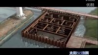 钢板桩水中墩围堰动画