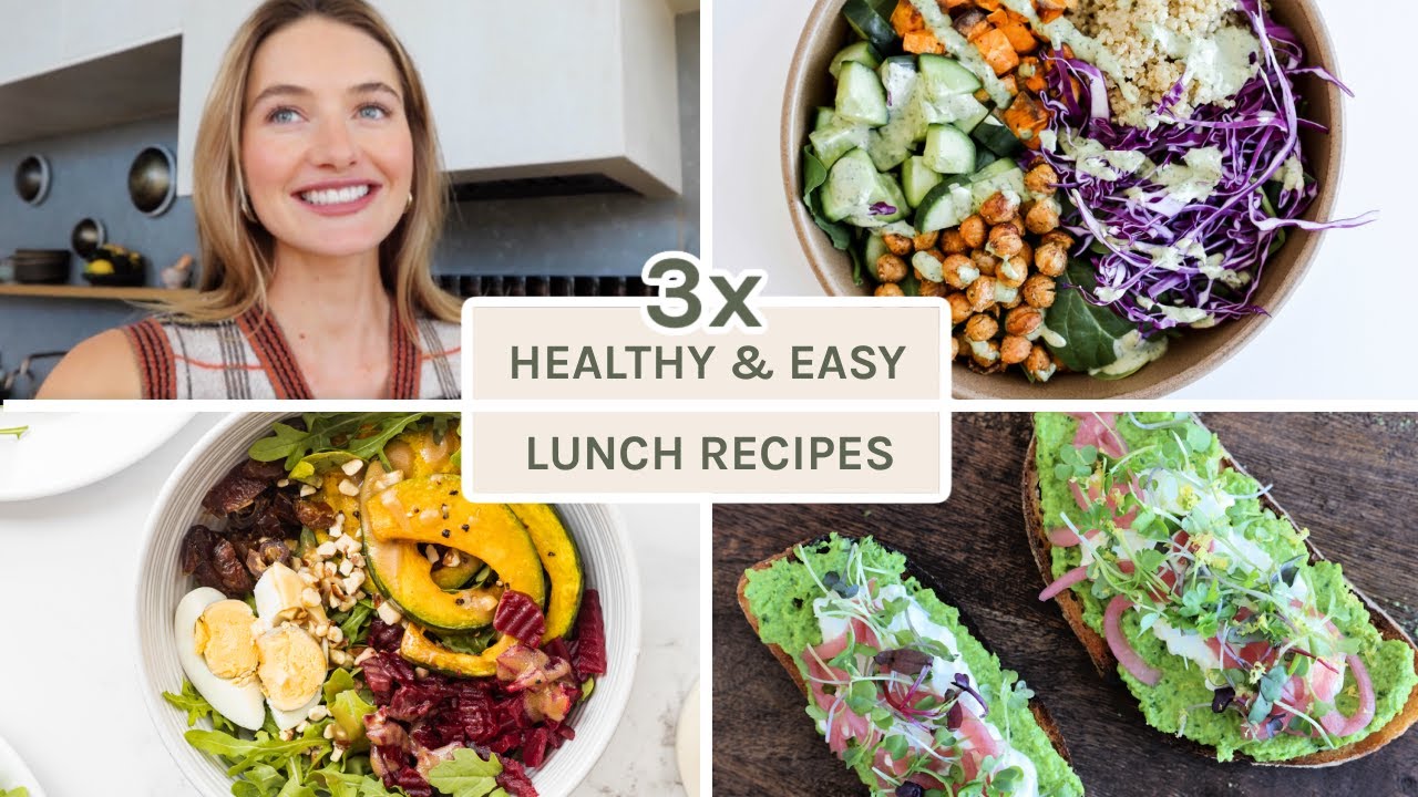 【Sanne Vloet】和我一起做午餐|3份健康简单的午餐食谱|Sanne Vloet