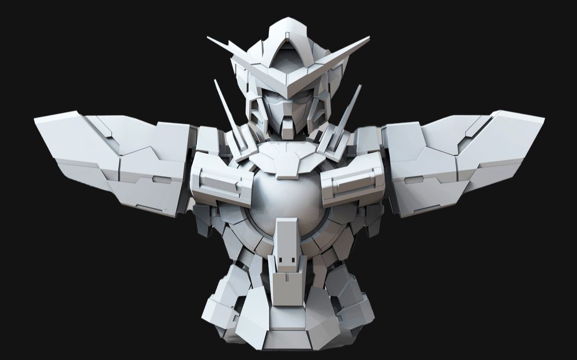 【3Dmax建模】硬表面高达制作,超详细的布线卡线教程