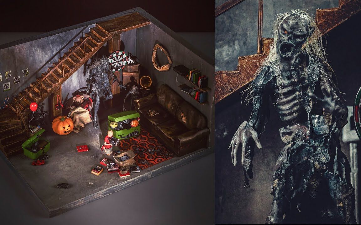 ...油管手工 在地下室发现的13个令人毛骨悚然的万圣节事件 恐怖场景