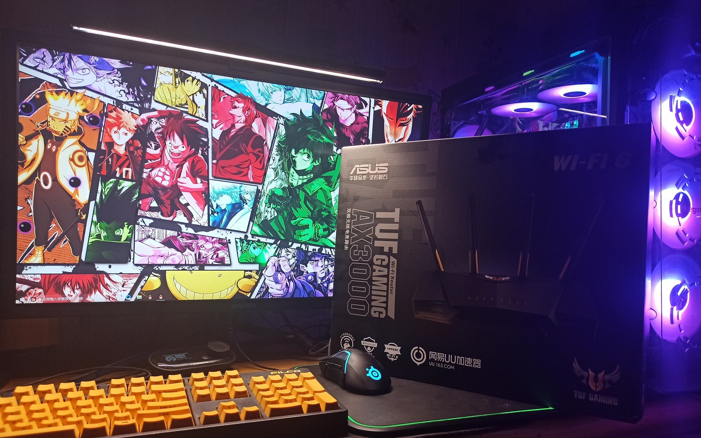 华硕TUF GAMING AX3000穿墙王高速wifi6
