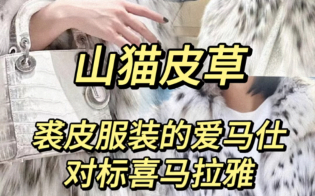 裘皮服装界的爱马仕—山猫猞猁皮草,喜欢的朋友来私～