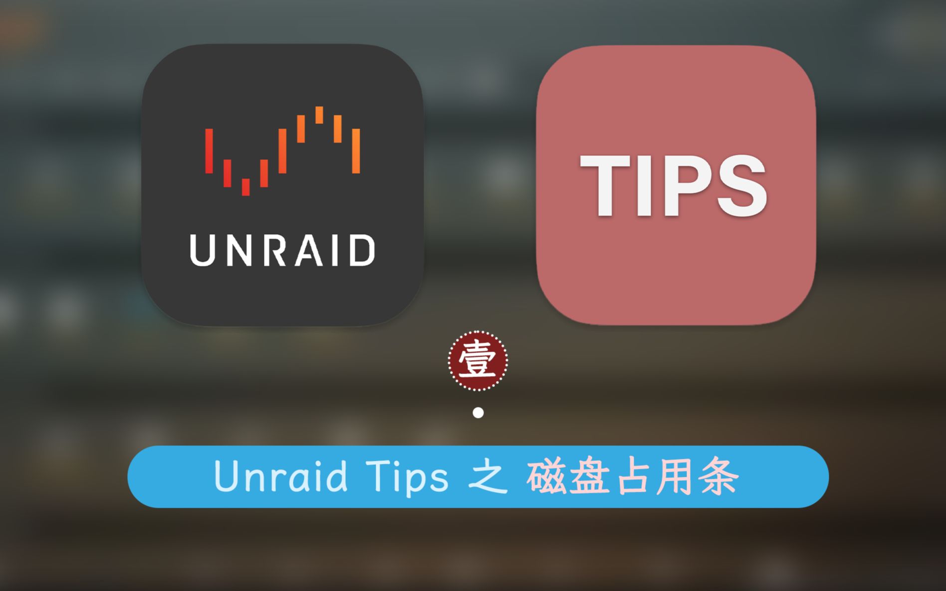 显示磁盘占用条 —— Unraid Tips 1