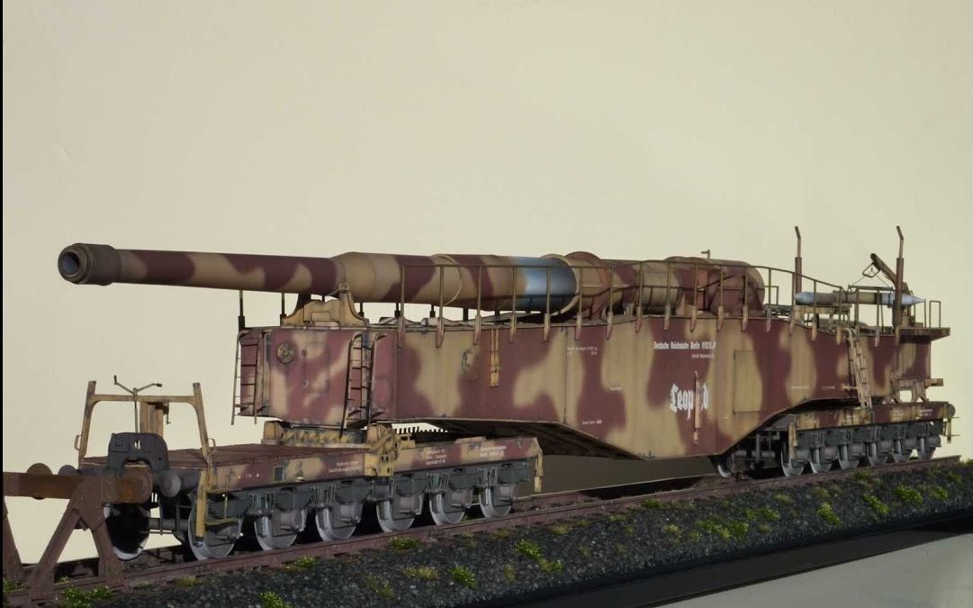 【纸模制作】1/25 K5列车炮纸模制作GPM厂出品,YouTube转载...