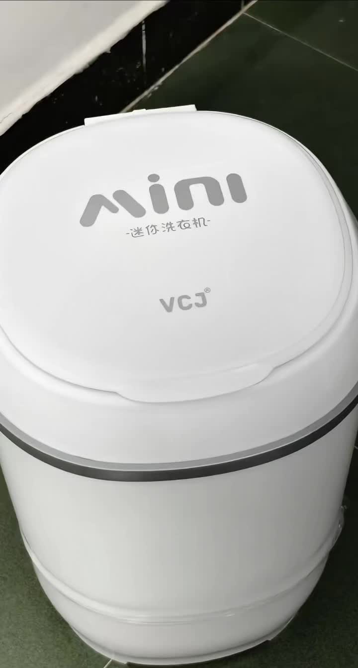 新款家用半全自动单桶小型迷你洗衣机懒人租房宿舍婴儿童洗沥一体