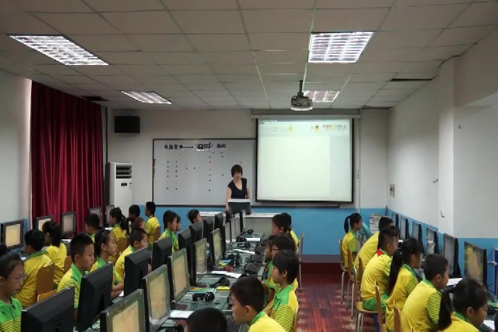 人教版小学美术四上《电脑美术──“变形”画画 》-丁老师全国一等...