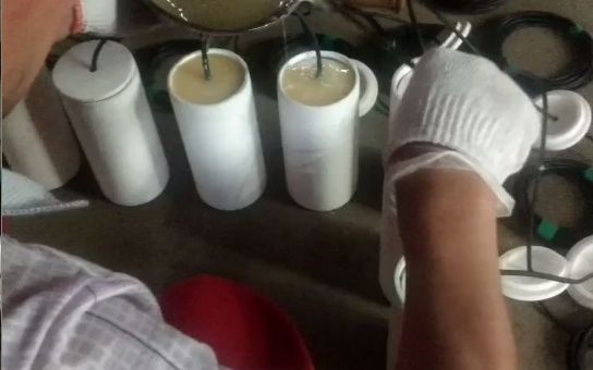 长效硫酸铜参比电极生产中 埋地型参比电极