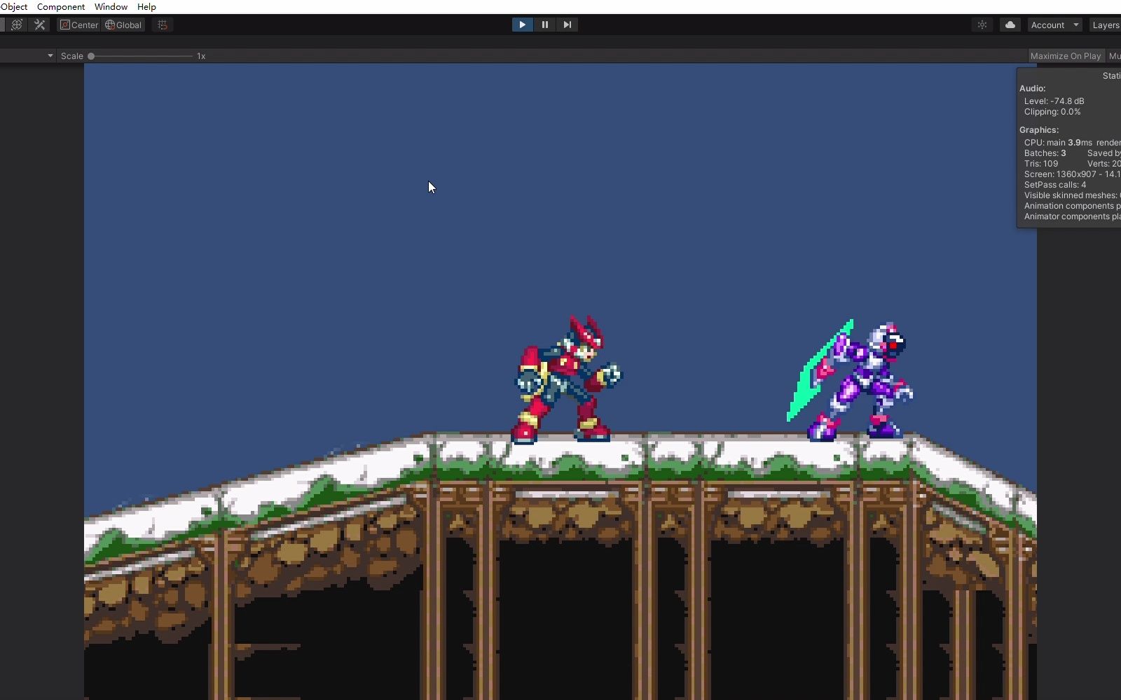 Unity仿洛克人Zero开发【战斗系统完善&简单敌人AI】