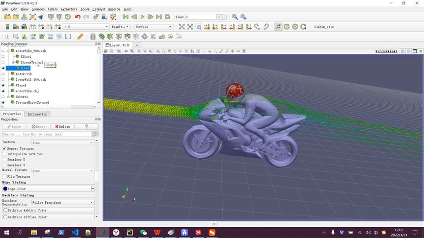paraview教程(二)空气动力学vtk文件与展示