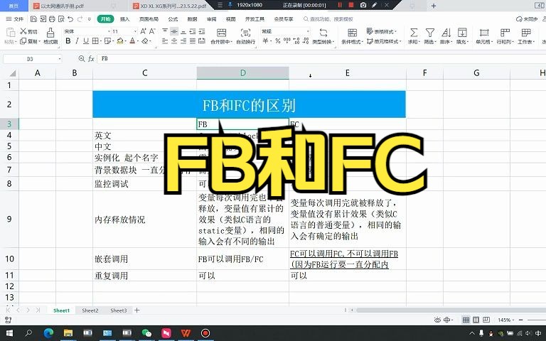 PLC中FB和FC的区别,4分钟讲明白