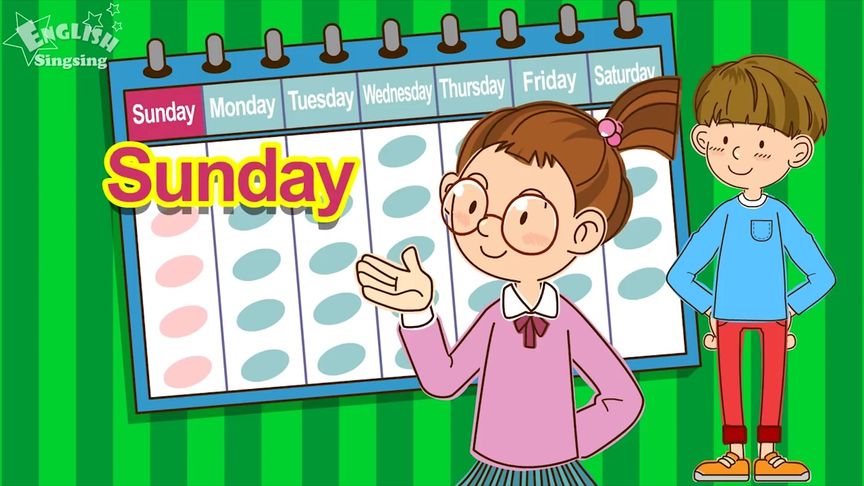 少儿英语:What day is it“星期一至星期天”词汇,标准美式发音