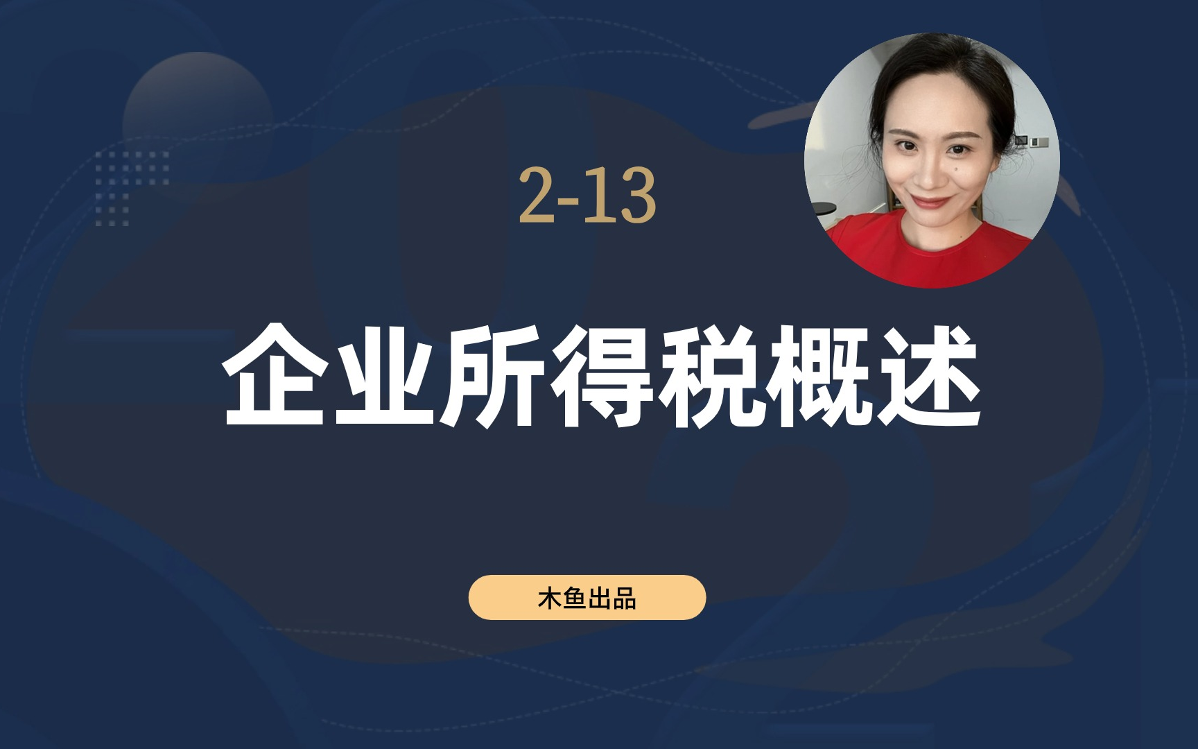 2-13 企业所得税概述