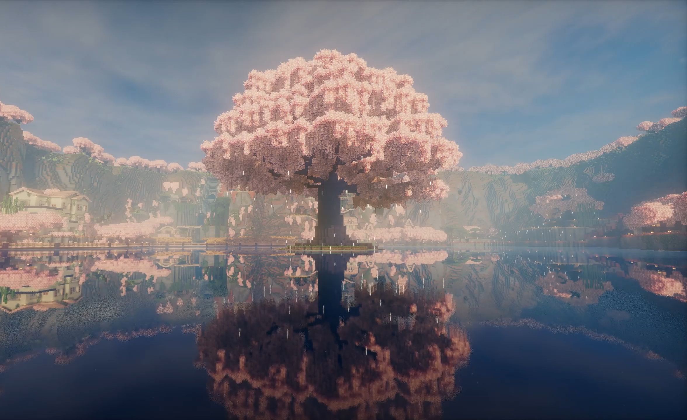 大樱花树已成,桃源深处完结_哔哩哔哩bilibili_我的世界