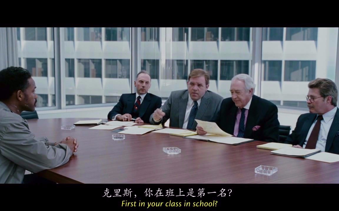 看电影,学英语#《当幸福来敲门》面试片段#学英语表达及技巧(幽默)