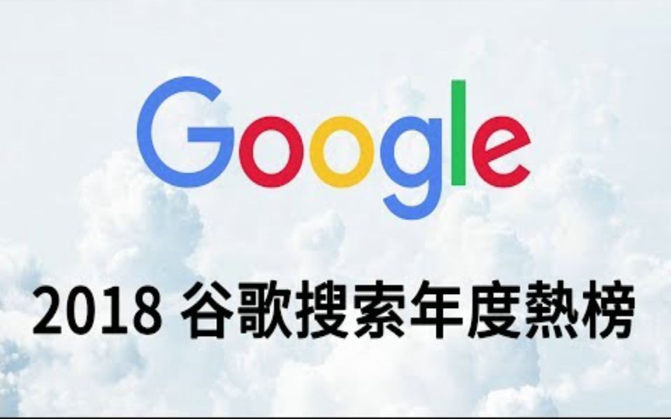 Google Search 发布2018年度全球十大关键字热搜榜单!2018这一年都...