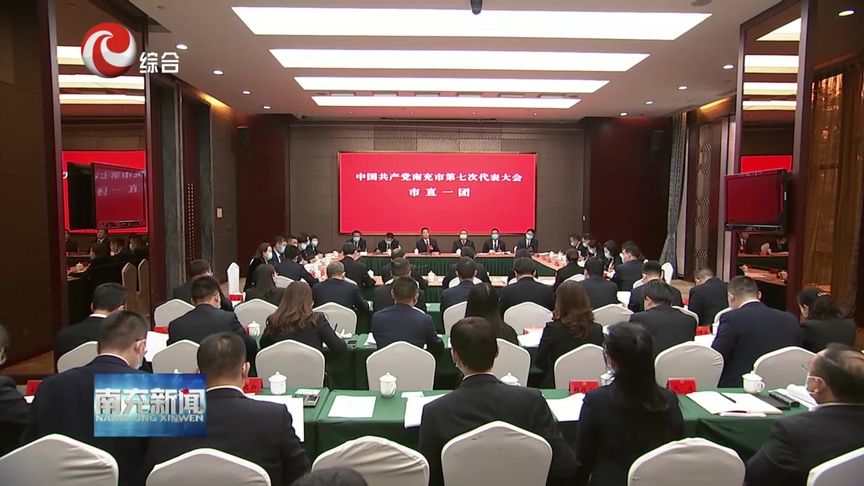 刘强参加市第七次党代会部分代表团讨论#南充 #党代会