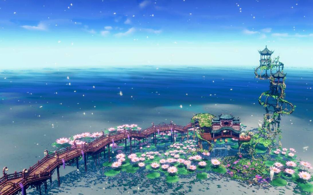 天刀视频编辑器之我的世界——海上繁花
