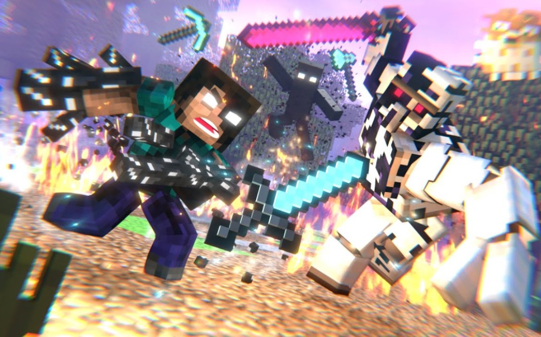 [Minecraft混剪/微踩点]Him:神会流血,但不会死。