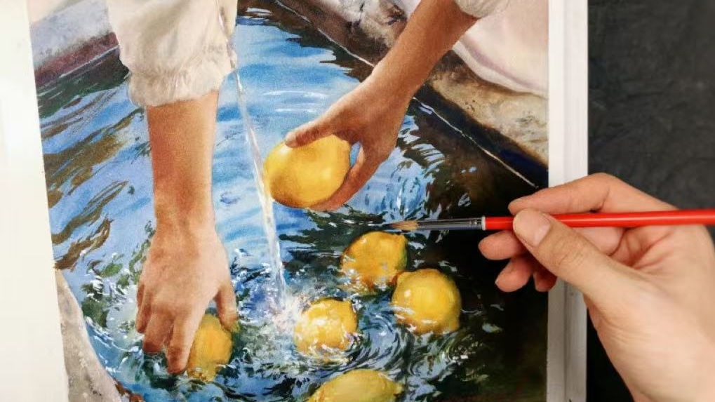 画水,是绘画人打开夏天的标准答案 | 水彩教学