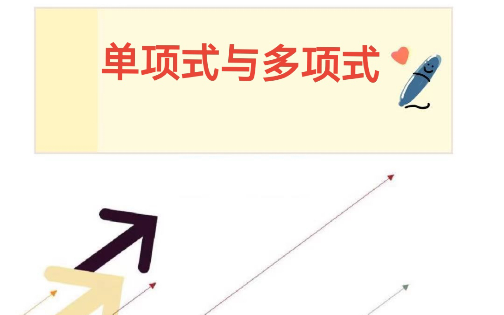 单项式,多项式傻傻分不清?概念太多不理解?今天讲的方法直接秒杀!...