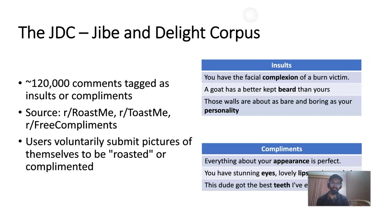 Jibes&Delights:一组针对性侮辱和赞美的数据集,以应对网络虐待