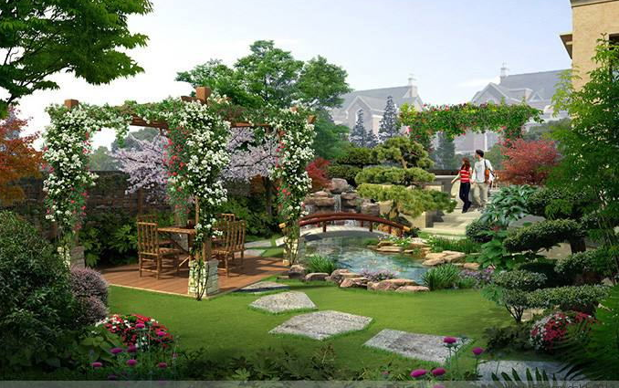 PS园林后期景观设计教程室外建筑设计雪景夜景后期处理教程