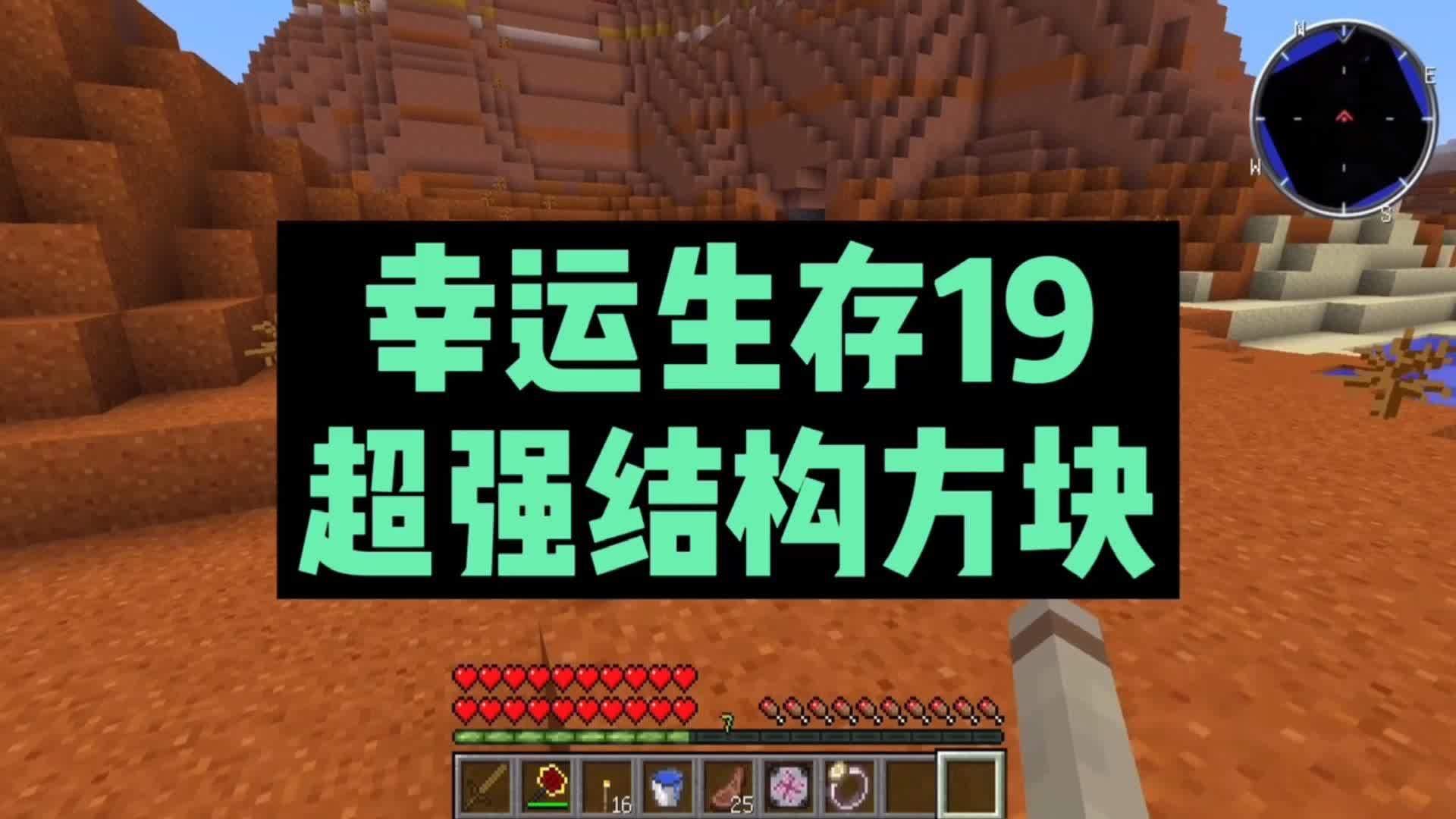 我的世界幸运生存19:结构方块