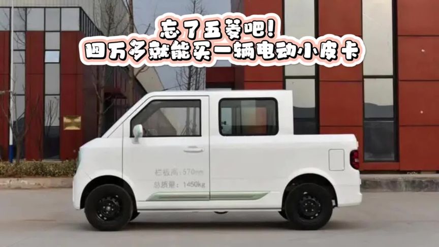 忘了五菱吧!四万多就能买一辆电动小皮卡#我要上热门➭