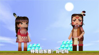 迷你世界动画:妮妮把卡卡骗到了弹簧上,钻石都是妮妮一个人的了