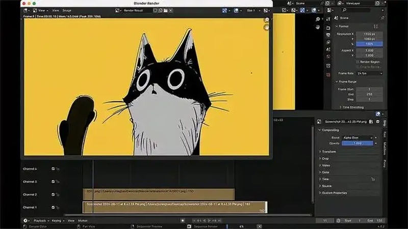 我是如何用Grease Pencil制作这个2D+3D动画的