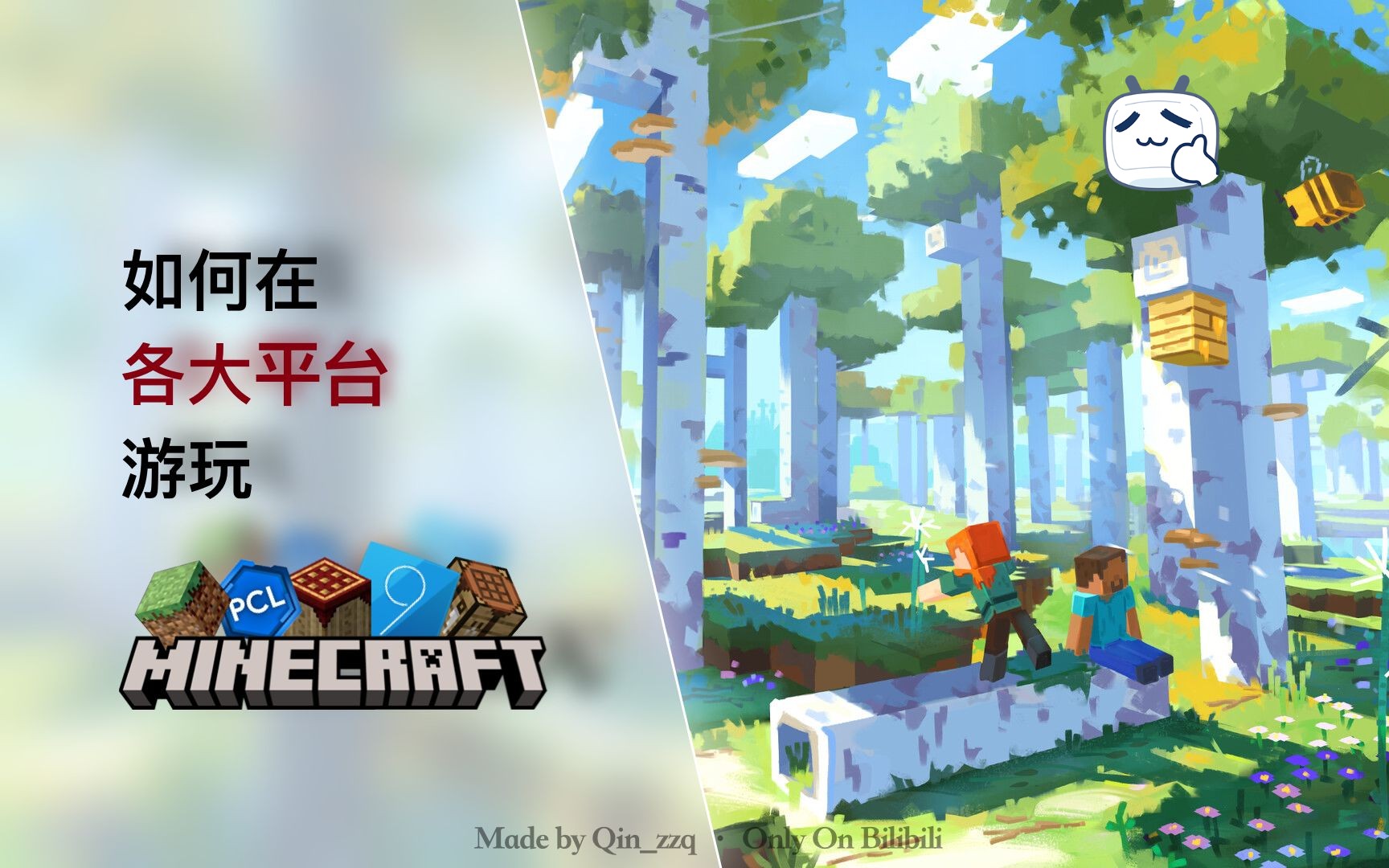 【Qin_zzq】如何在各大平台上游玩MC?