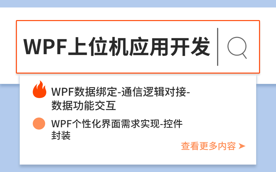 【WPF上位机专题】数据绑定模式&个性化界面需求(交互设计/控件...
