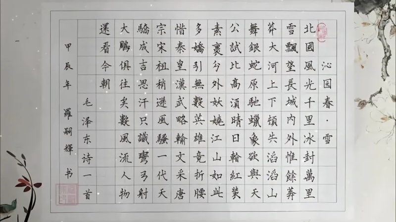 数风流人物还看今朝 练字 写字是一种生活 书法 硬笔书法