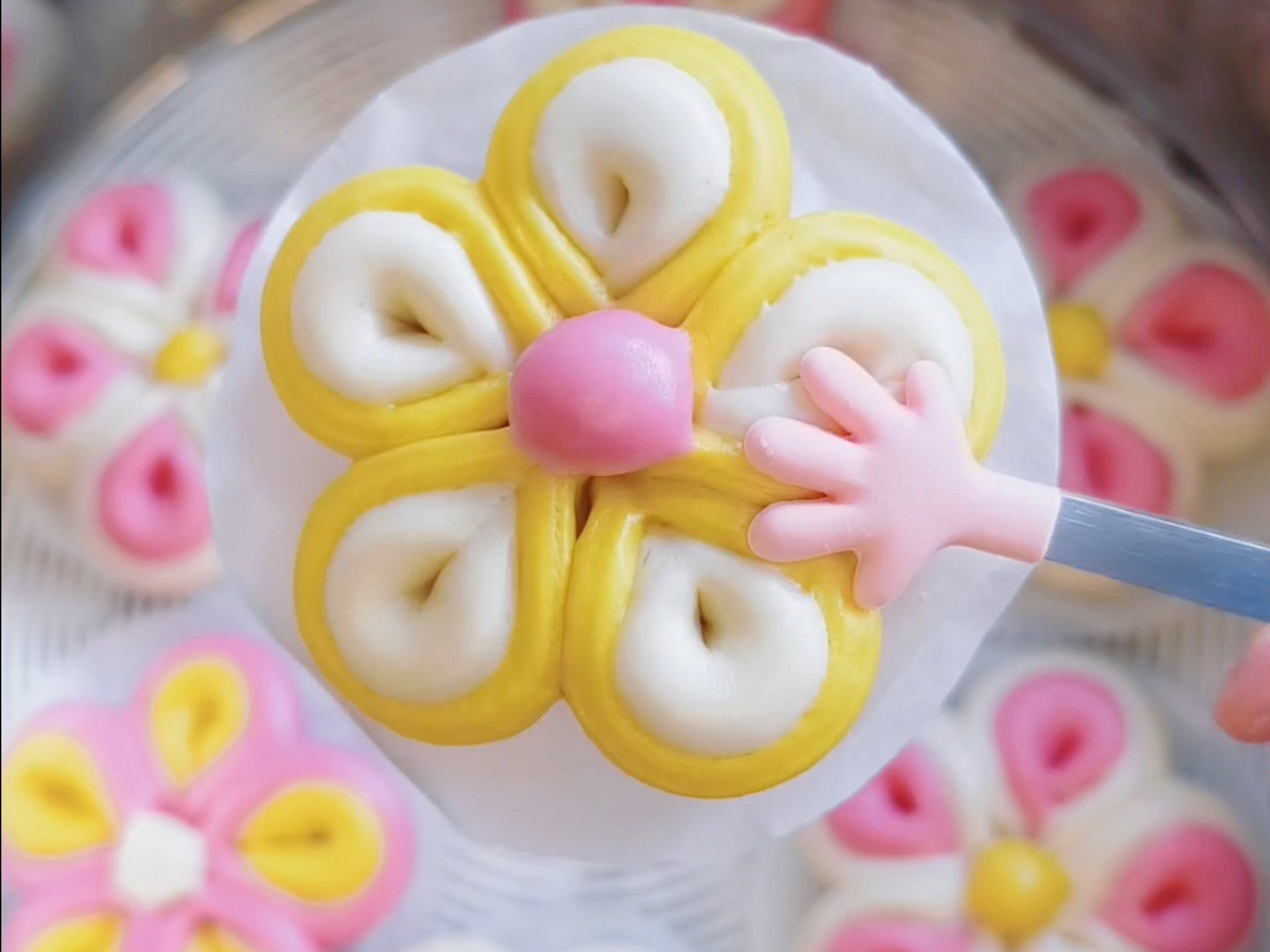 五瓣花馒头 一口咬住春天