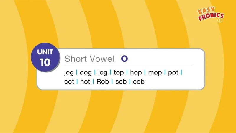 超级好的自然拼读课 Easy Phonics 1 (Unit 10 Short Vowel o)