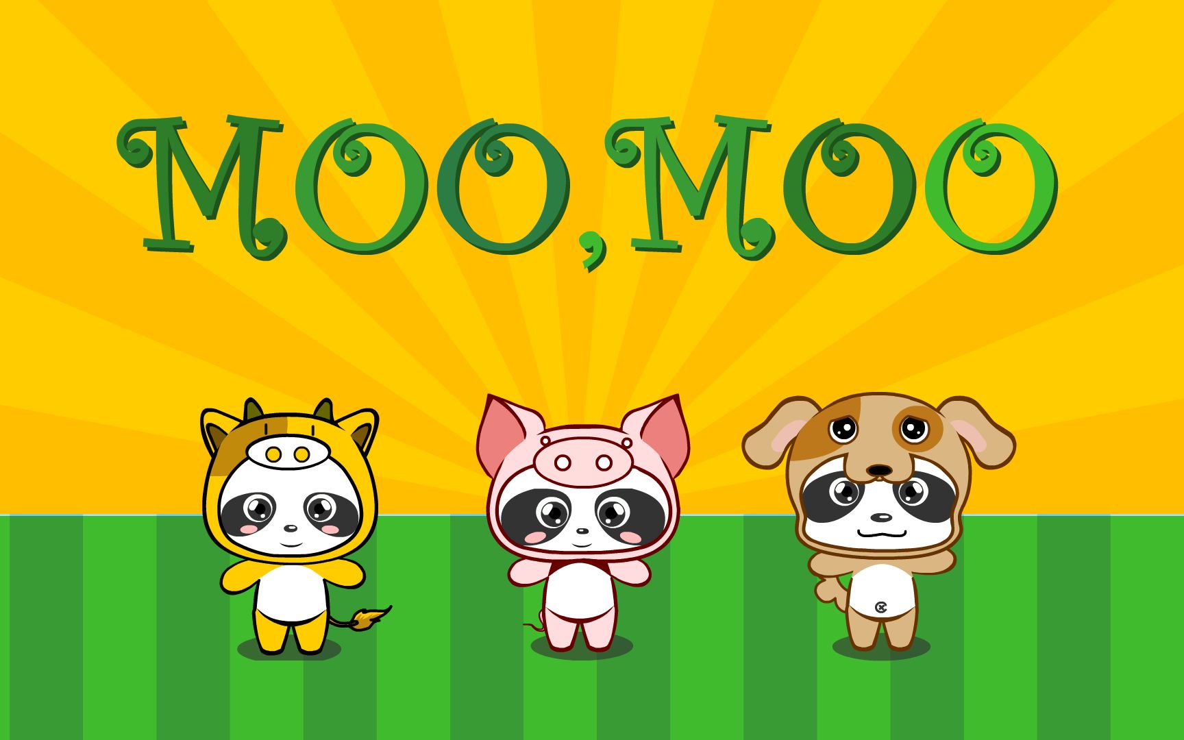 经典英文儿歌动画《Moo Moo》 | 英文动物拟声词