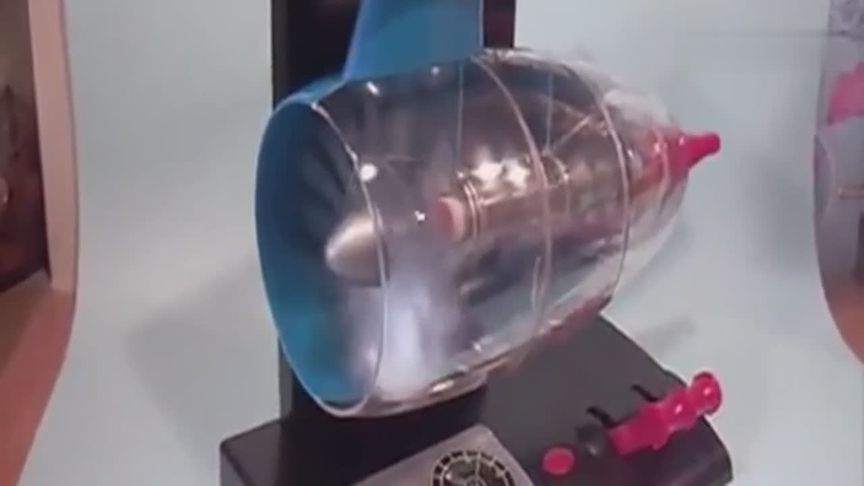 飞机发动机模型:带控制手柄,可控制转速