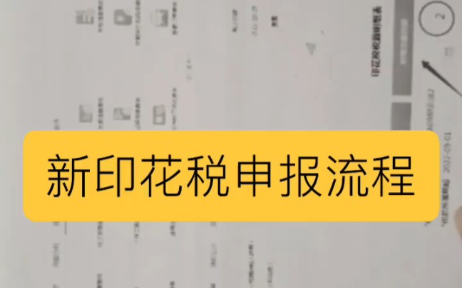 新印花税申报流程