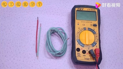 偷着跟老电工学了一手,测量电线通断,用电笔比万用表还好用