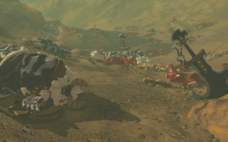 【塞尔达传说】舍弃英杰技能,只凭自己的剑术,百年前的林克也是如此...