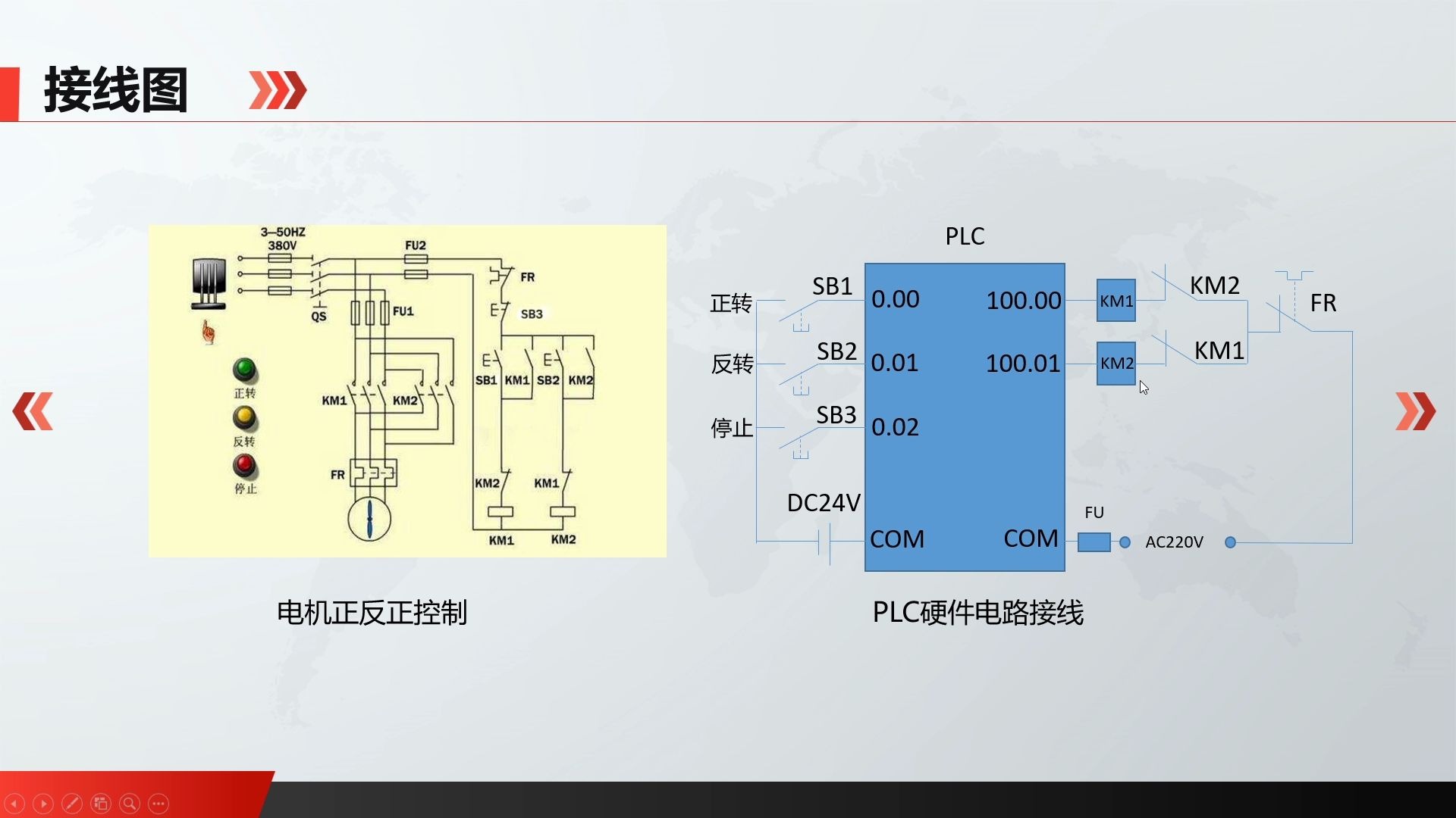 06.欧姆龙PLC10个典型控制程序之电机正反转控制