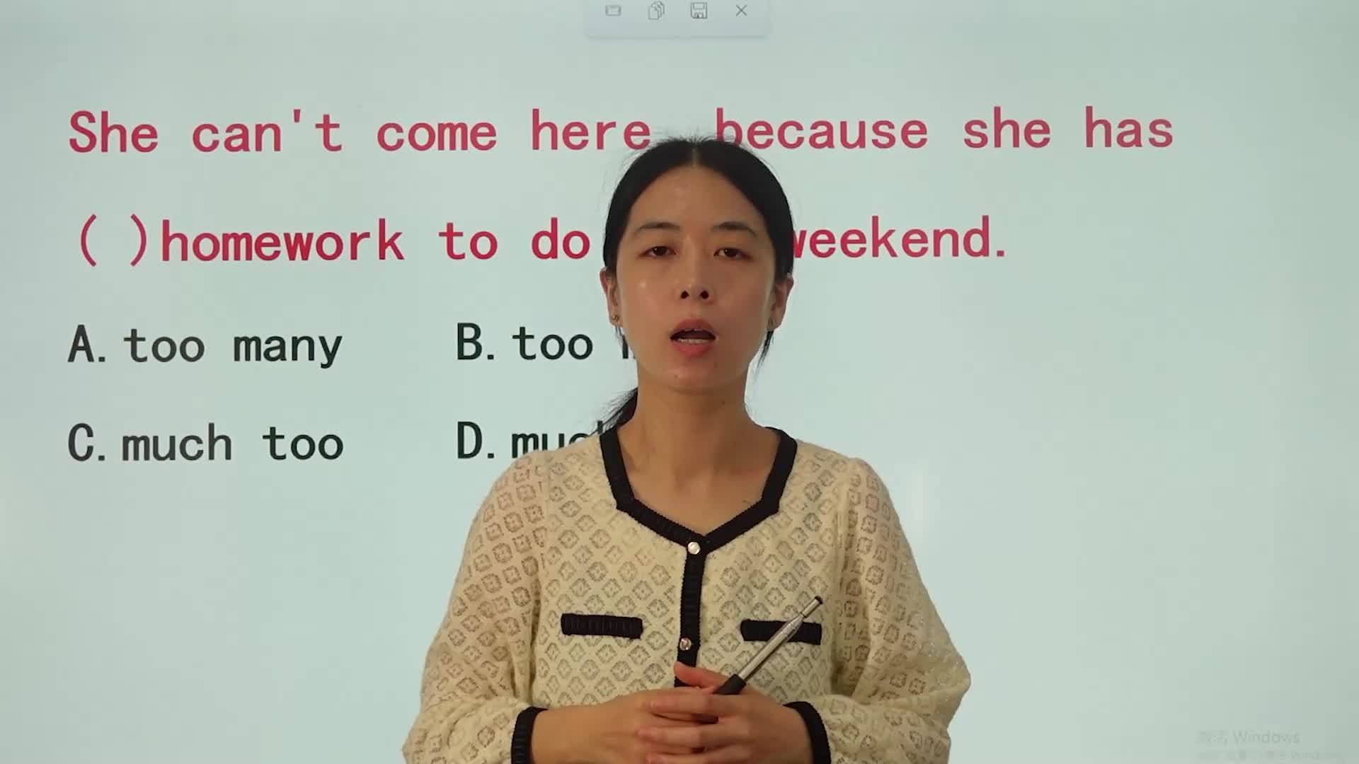 是too many还是too much,跟着老师来看看他们