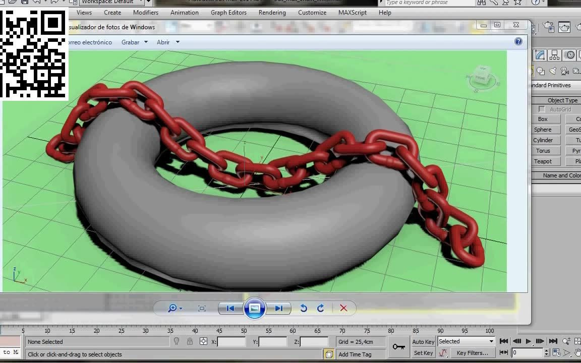 3Dmax铁索动力学运算教程