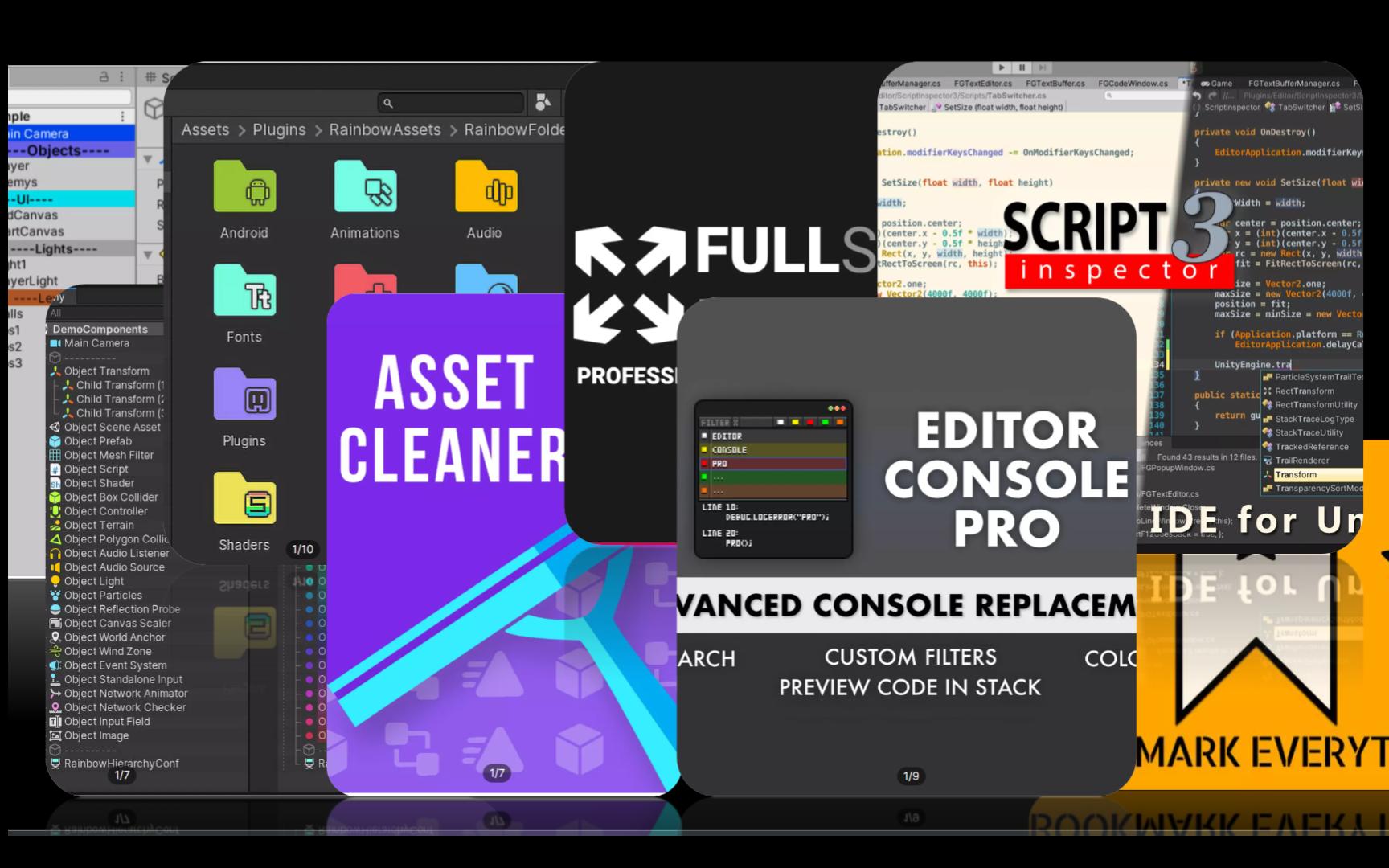 [Unity插件介绍]02:提升效率的Editor插件介绍
