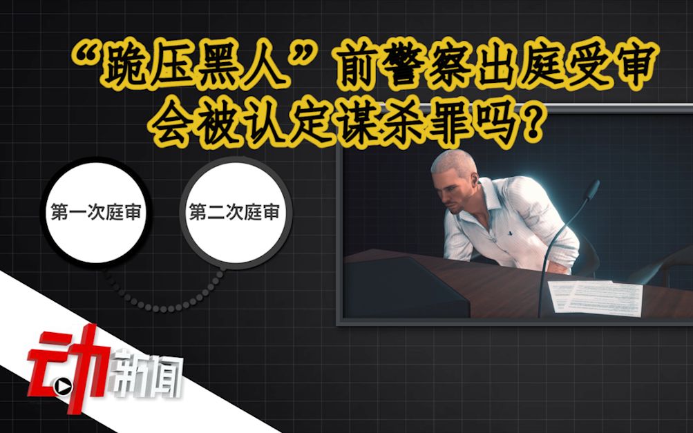 “跪压黑人”前警察出庭受审,美国定罪量刑要走啥程序?