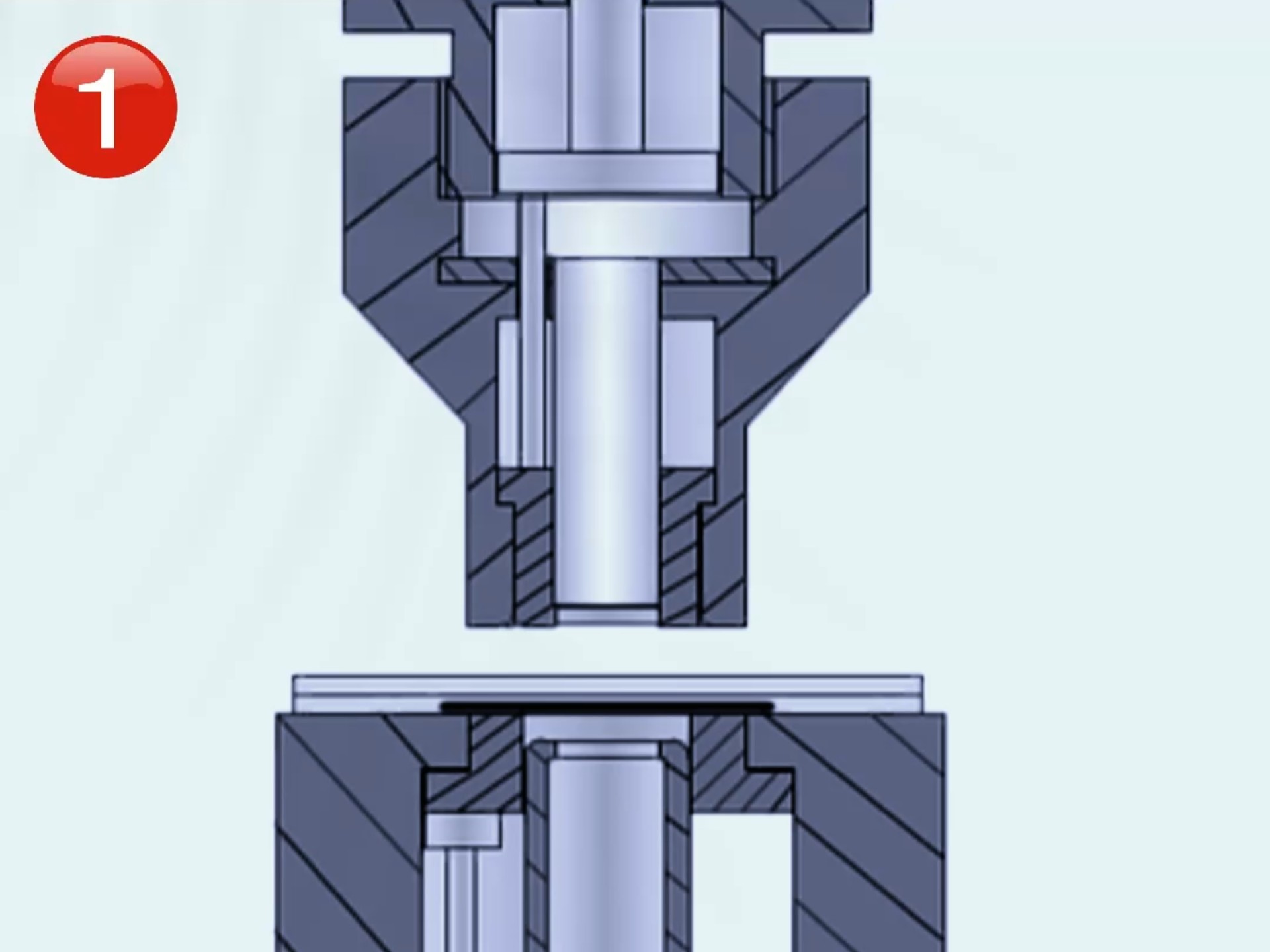 复合模结构动画归总,每一种都极具特色,设计思路多活动的体现