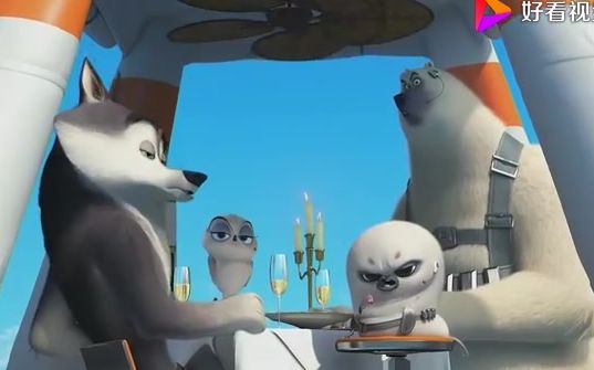 美国的动画电影确实好看!小企鹅追击章鱼怪,这段让人心跳加速!